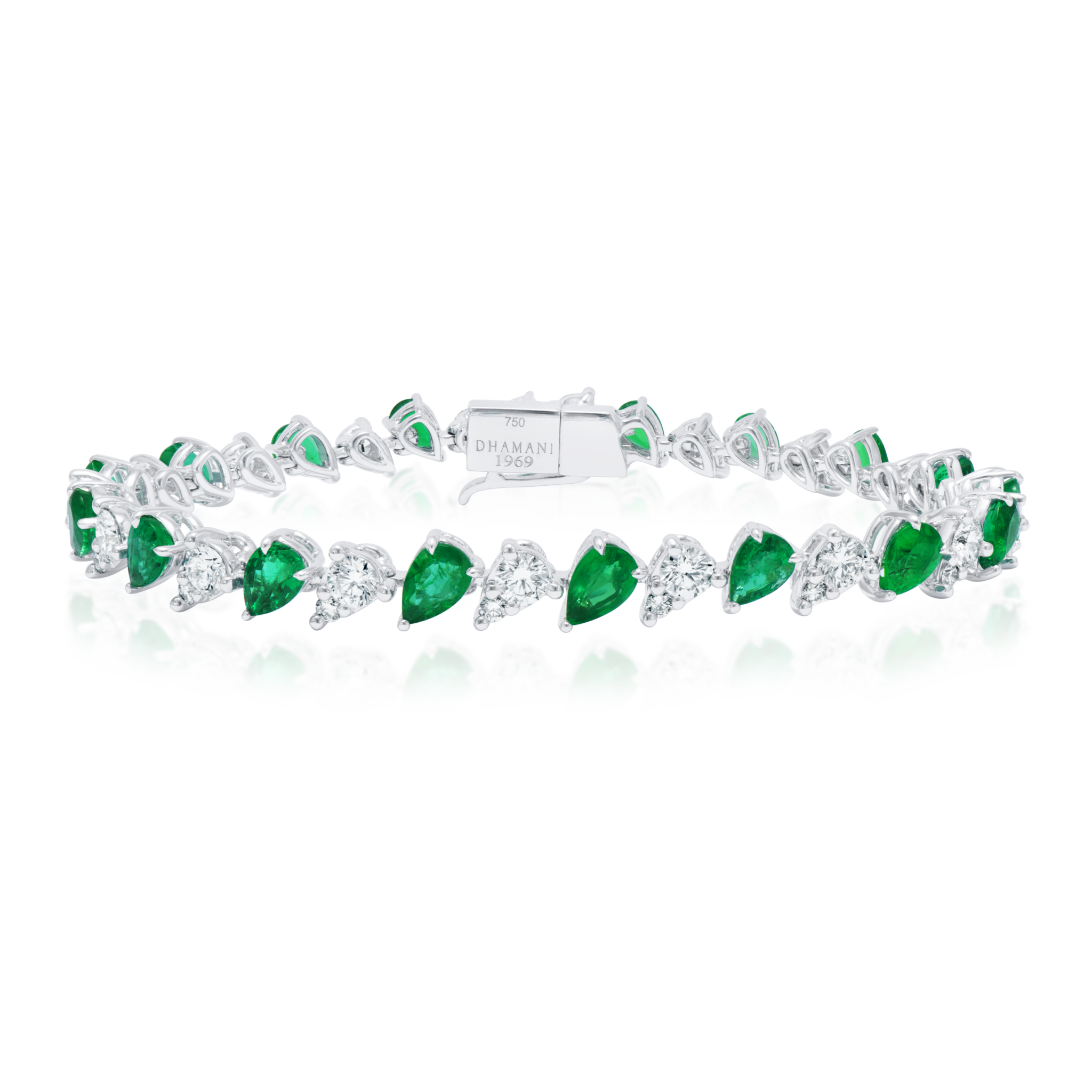 Emerald Diamond Bracelet – Dhamani