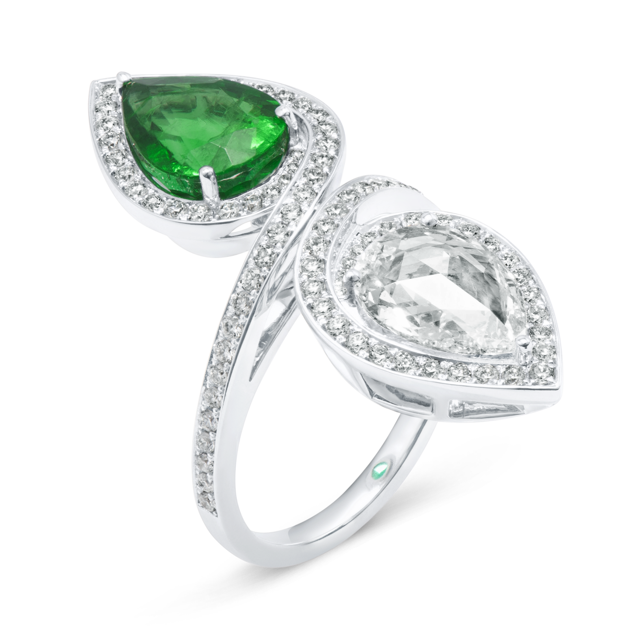 Diamond Emerald Ring – Dhamani